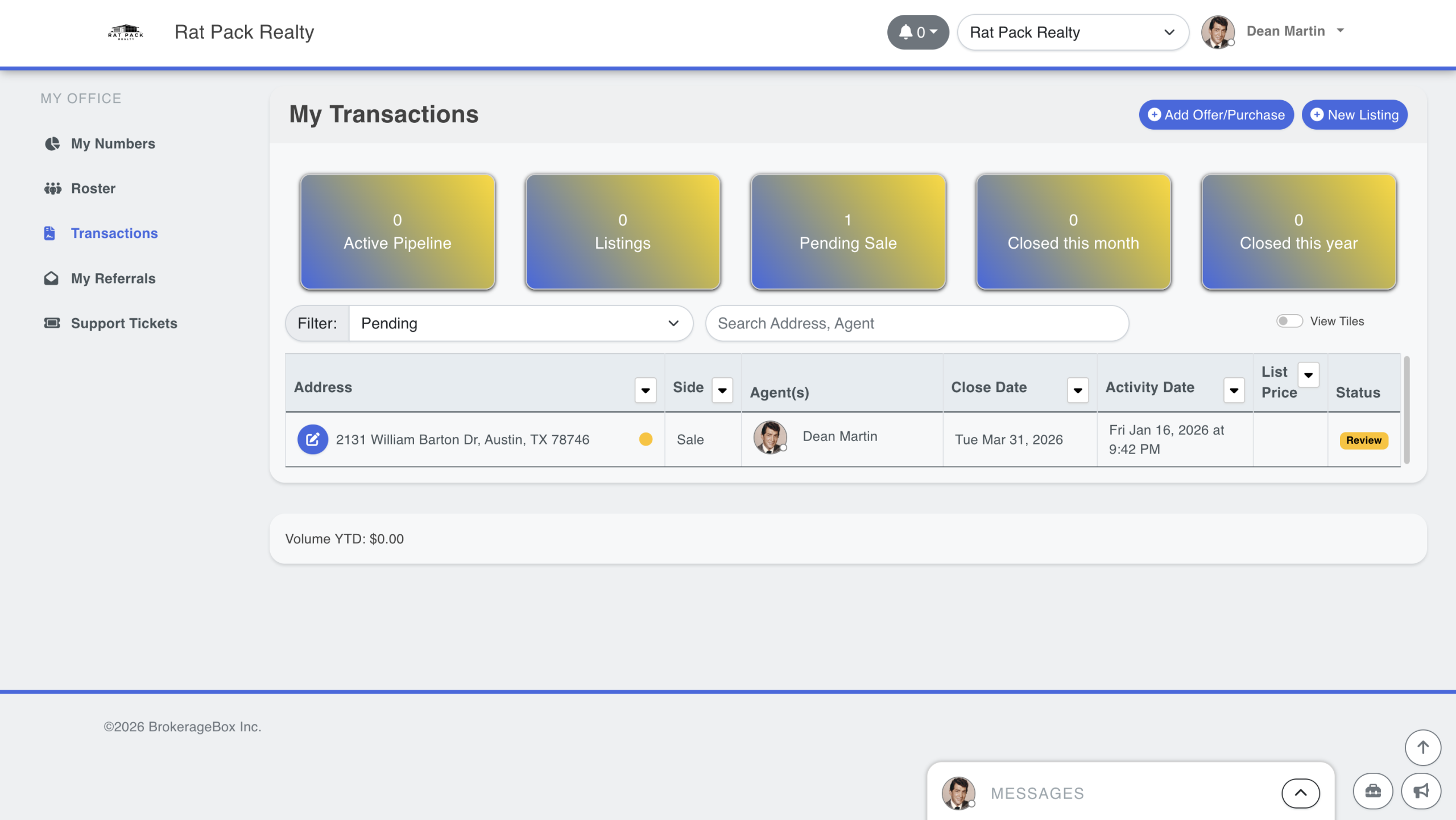 What do the Dot Indicators Mean in a Transaction
